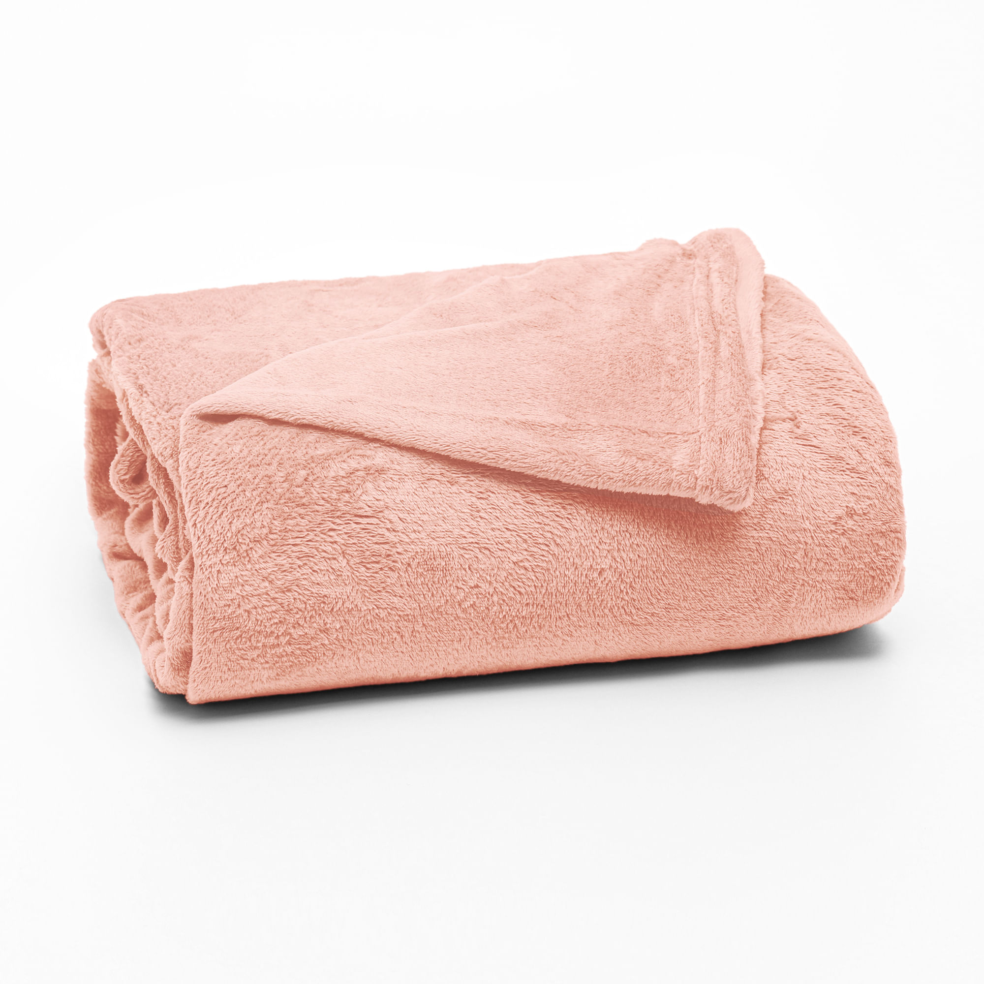 MANTA KING FLANNEL LISO - ROSA LIGHT - Camicado